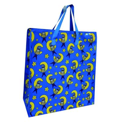 China Custom Reusable PP Woven Shopping Bag Recycle Polypropylene Grocery PP Laminated Woven Bag for sale