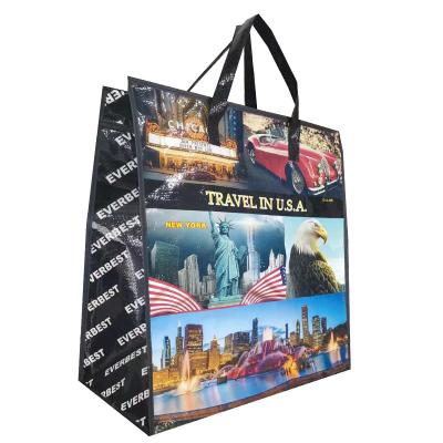 China PP Woven Bags Tote Shopping Bag voor aangepaste behoeften Te koop