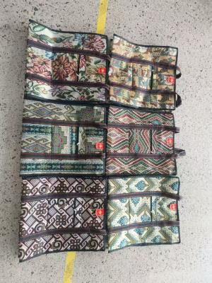 China canvas  shopping bag with the zip colorful for sale