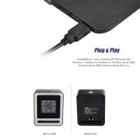 China 2D Desktop Barcode Scanner Omnidirectional Qr Code Reader USB IP54 FCC Approved for sale