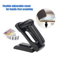 China Automatic 2D PDF417 Barcode Scanner Wireless Bluetooth Qr Code Reader Portable for sale