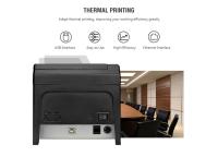 China Black 80mm POS Printer 260mm/Sec USB Thermal Receipt Printer for sale