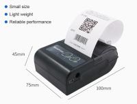 China 58mm Portable Mini Thermal Printer Wireless POS Receipt Printer 90mm/s for sale