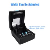 China 80MM Thermal Barcode Printer Bluetooth Thermal Sticker Label Printer 160mm/Sec for sale