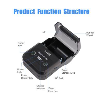 Cina Stampatore termico Portable Mini Mobile Bluetooth Thermal Printer di posizione 58mm in vendita