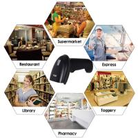 China Hands Free 2D Barcode Scanner Wired For Mobile Payment Convenience Store for sale