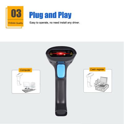 Cina Progettazione ergonomica YHD-6200DW di 2.4G USB dell'analizzatore senza fili di codice a barre 2D in vendita