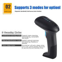China USB Handheld QR Code Scanner CMOS 2D Wired Barcode Scanner YHD-6200D for sale
