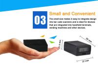 China Fixed Mount Barcode Qr Code Reader Module RS232 2D TTL YHD-M300D for sale