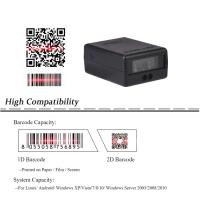 China Fixed Mount Barcode Qr Code Reader Module RS232 2D TTL YHD-M300D for sale