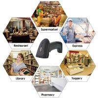 China 1D 2D High Resolution Barcode Scanner Wireless For Stores Supermarket for sale