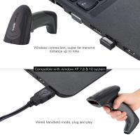 China 1D 2D High Resolution Barcode Scanner Wireless For Stores Supermarket for sale