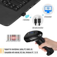 China Fast Decoding Bluetooth Barcode Scanner Wired Qr Code Scanner For Inventory for sale