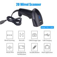 China CCD Products Barcode Scanner YHD-1100C 1D Handheld Barcode Reader for sale