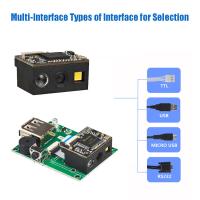 China Embedded Mini Barcode Scanner TTL RS232 USB Fixed Mount Barcode Reader for sale
