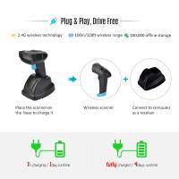 China Wireless 1D 2D Barcode Scanner 433Mhz QR Code Scanner Machine For Supermarket for sale