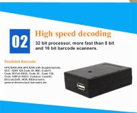 China RS232 Fixed Barcode Scanner Module Kiosk Embedded Mini Barcode Reader YHD-M100L for sale