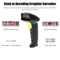 China 1D Laser Cordless Barcode Scanner Reader For Supermarket Retail Store Library for sale