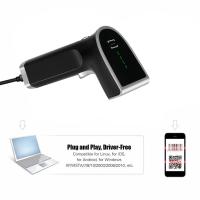 China 2D Wired Handheld Barcode Scanner 500 Scans/Second QR Code Reader For Supermarket for sale
