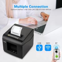 China Highly Reliable 80mm Receipt Printer Usb / Lan / Rs232 / Bluetooth / Wifi Interface Machine for sale