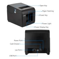 China 203dip Printing Resolution 80mm Thermal Receipt Printer Bluetooth For Pos for sale