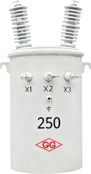Quality 250 Kva Distribution Transformer Pole Mounted CSP Completely Self Protected for sale