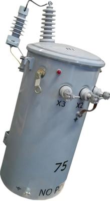 China 333KV Single Phase Pole Mounted Distribution Transformer With Copper Aluminum Hybrid Windings for sale