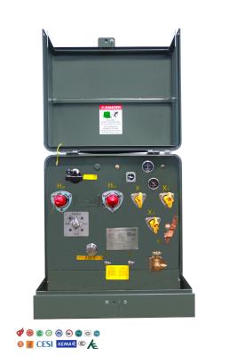 China Single-Phase Pad-Mounted Distribution Transformers, Self-Cooled Type, 50kVA, Designed for Urban Distribution Networks for sale