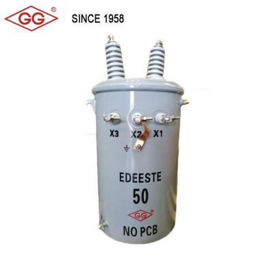 China Pole-Mounted 50kV Single-Phase Power Distribution Transformer for sale