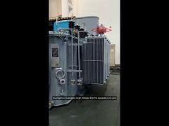 power three phase oil immersed transformer 110kv 320mva capacity