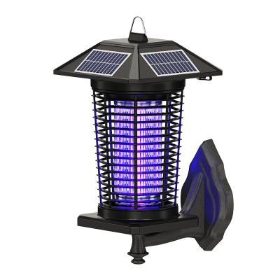 China 360° Coverage Solar Mosquito Repellent Lamp , Garden Mosquito Killer UV Light for sale