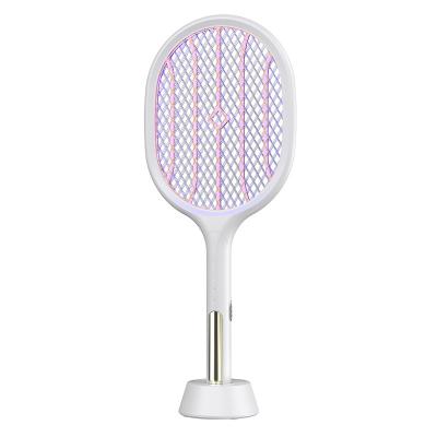 China Fast Attraction Bug Zapper Swatter Electric Mosquito Zapper Racket GD-218 for sale