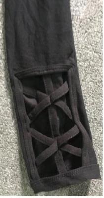 China Van de Slijtagedames van de Stockpapa de Zwarte Yoga Atletische Yoga Jeggings 10% Spandex Te koop