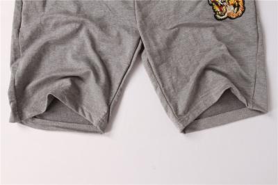 中国 灰色の男性テリー布はジョガーが100%の綿をショートさせるテリーをショートさせる 販売のため