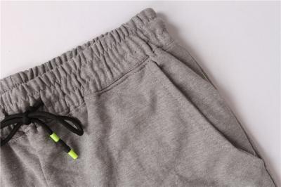 中国 灰色の男性テリー布はジョガーが100%の綿をショートさせるテリーをショートさせる 販売のため