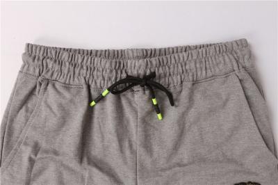 中国 灰色の男性テリー布はジョガーが100%の綿をショートさせるテリーをショートさせる 販売のため