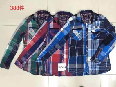 中国 人の涼しい偶然の格子縞のシャツ 販売のため