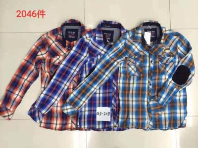 中国 人の涼しい偶然の格子縞のシャツ 販売のため