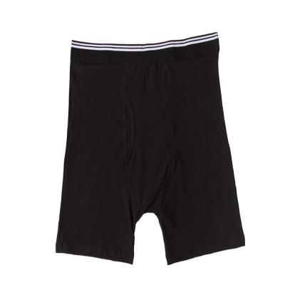 China Zwart Slank Geschikt Boksers95% Katoenen 5% Spandex In te ademen Ondergoed voor Mensen Te koop