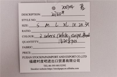 China O vertical do verão listrou o rayon de linho 45% da veste 55% do decote em V das mulheres à venda