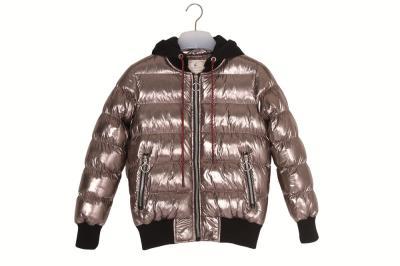 中国 3人の色の暖かい子供の冬はフードによって着る 販売のため