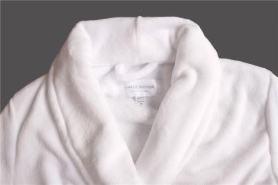 China Badjas van de Vrouwen van de Stockpapa100% Polyester de Witte Lange voor de Winter Te koop