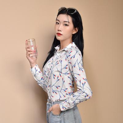 中国 100%の綿のStockpapaの女性の偶然の印刷物のワイシャツ 販売のため