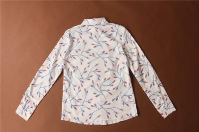 中国 100%の綿のStockpapaの女性の偶然の印刷物のワイシャツ 販売のため