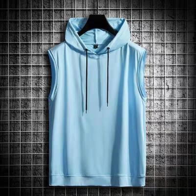 China Spandex-Kapuzenpulli-Weste die 4 Möglichkeit der Männer zufällige ärmellose zu verkaufen