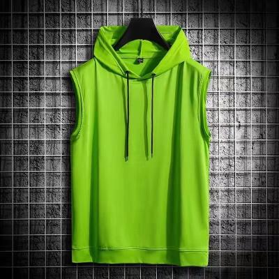 China Spandex-Kapuzenpulli-Weste die 4 Möglichkeit der Männer zufällige ärmellose zu verkaufen
