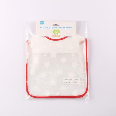 China Kid Girl Boy Polyester Waterproof Feeding Eating Cute Toddler Bib For Baby Te koop