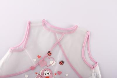 China Kid Girl Boy Polyester Waterproof Feeding Eating Cute Toddler Bib For Baby Te koop