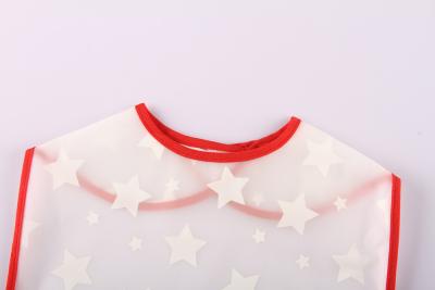 China Kid Girl Boy Polyester Waterproof Feeding Eating Cute Toddler Bib For Baby Te koop