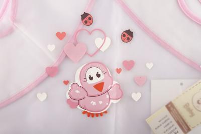China Kid Girl Boy Polyester Waterproof Feeding Eating Cute Toddler Bib For Baby Te koop